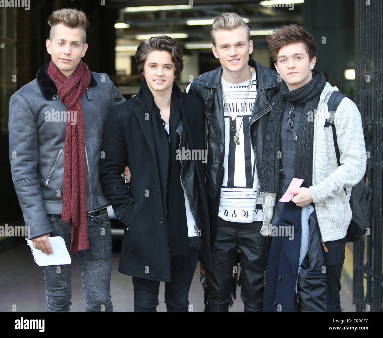 The Vamps outside the ITV Studios Featuring: James Daniel McVey,Bradley ...