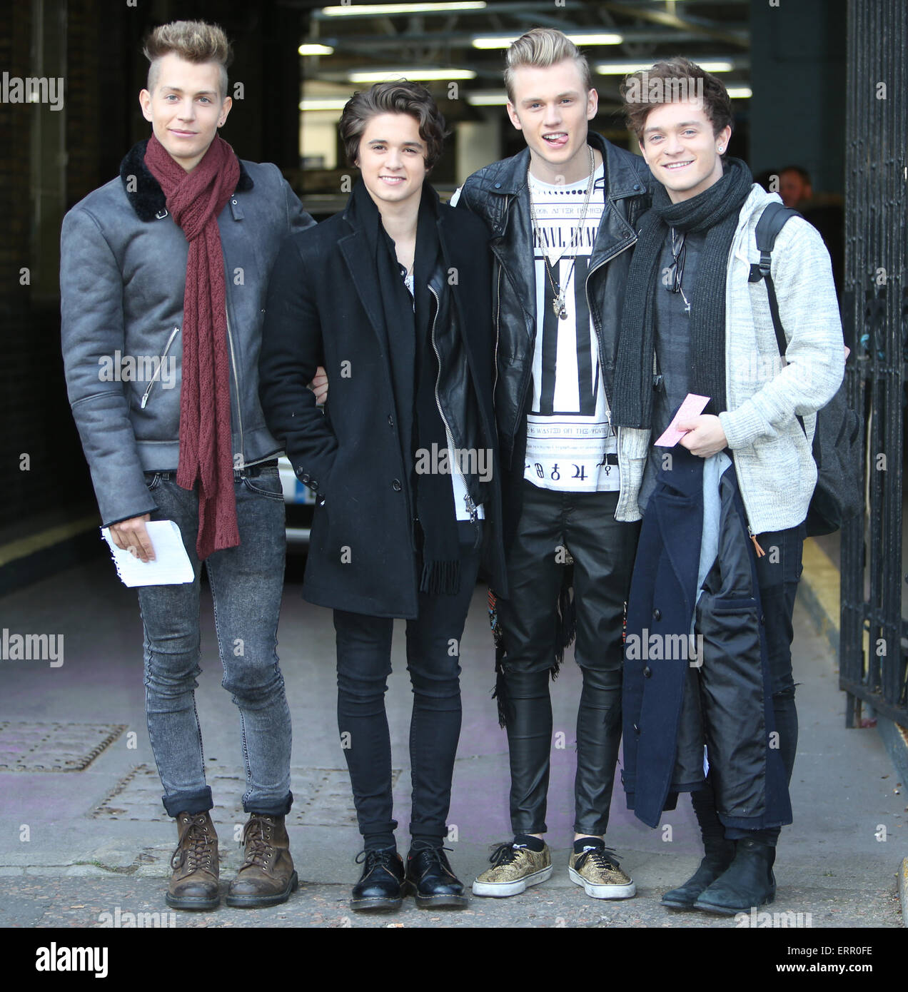 The Vamps outside the ITV Studios Featuring: James Daniel McVey,Bradley ...
