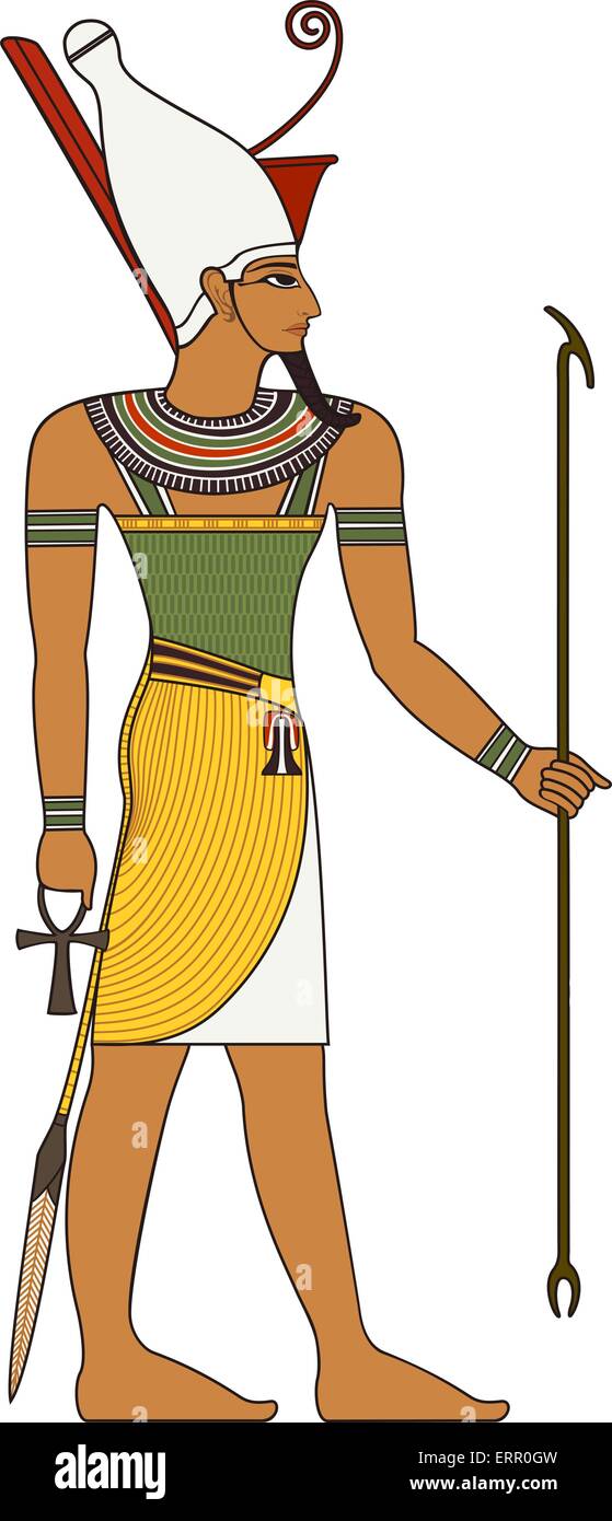 Pharaoh , egyptian ancient symbol, isolated figure of ancient egypt ...