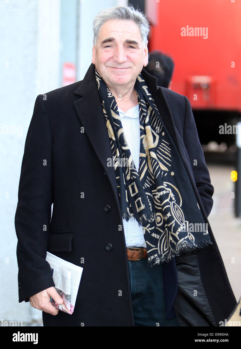 Jim Carter outside the ITV Studios Featuring: Jim Carter Where: London ...