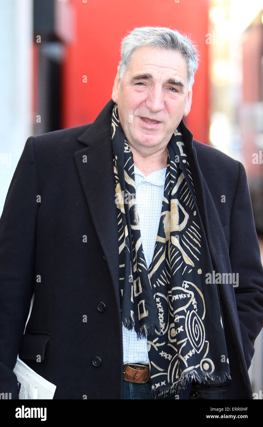 Jim Carter outside the ITV Studios Featuring: Jim Carter Where: London ...