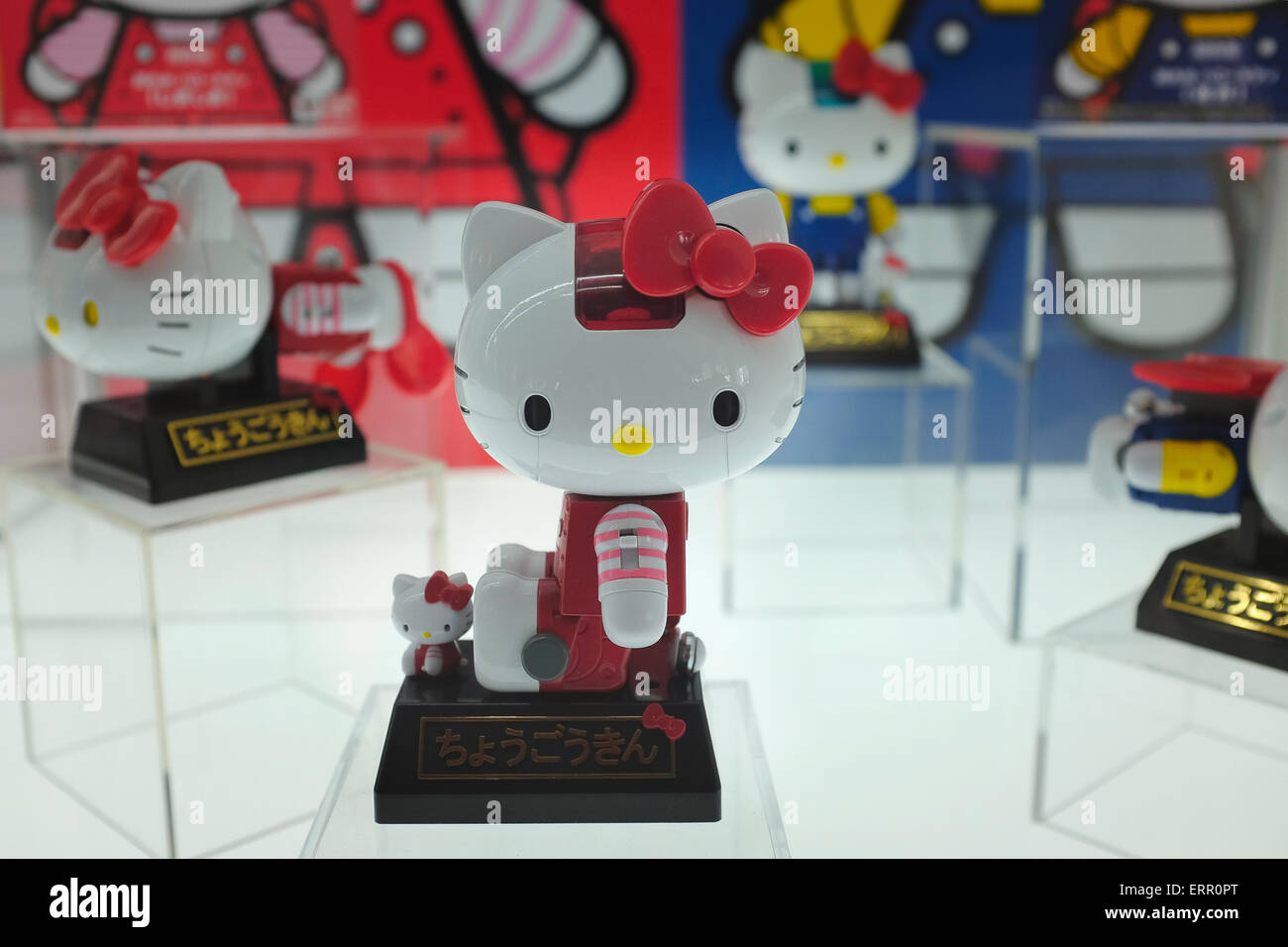 Hello Kitty figure display Stock Photo - Alamy