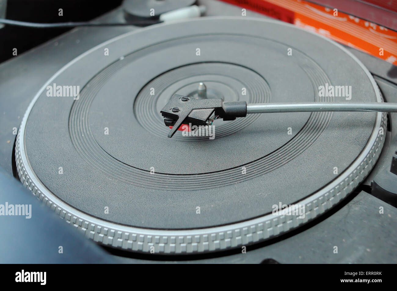Retro turntable deck Stock Photo - Alamy