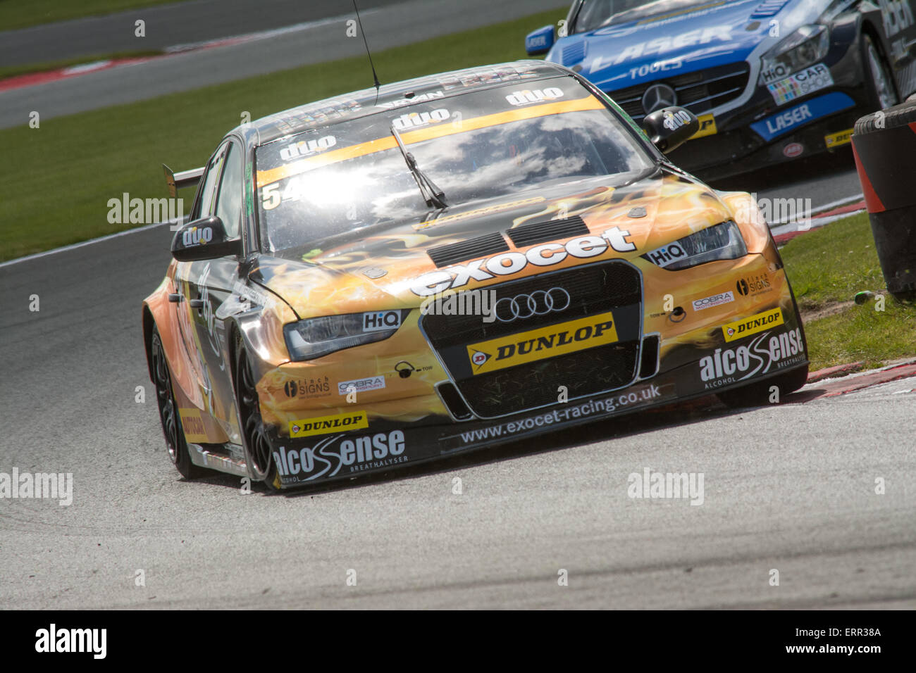Hunter Abbott and Exocet AlcoSense Audi A4 drives during the Dunlop MSA ...