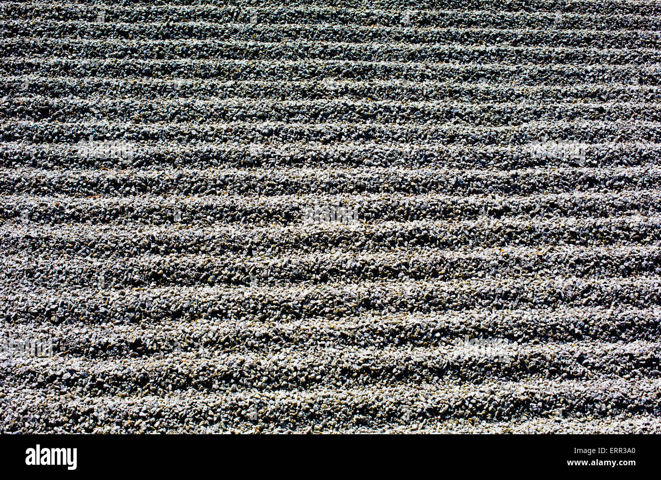 linear gravel on the ground Stock Photo - Alamy