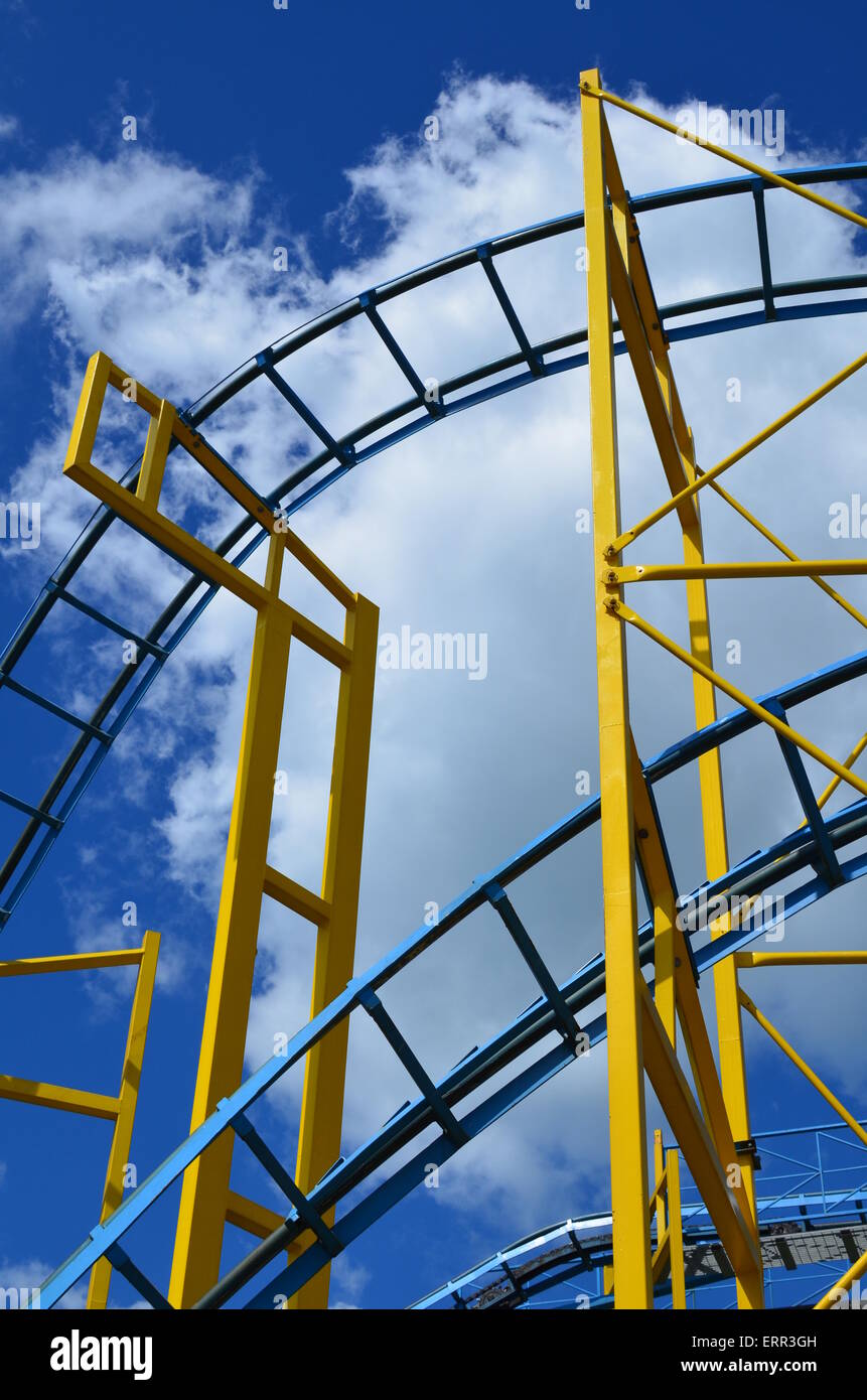 Roller coaster track hi-res stock photography and images - Alamy