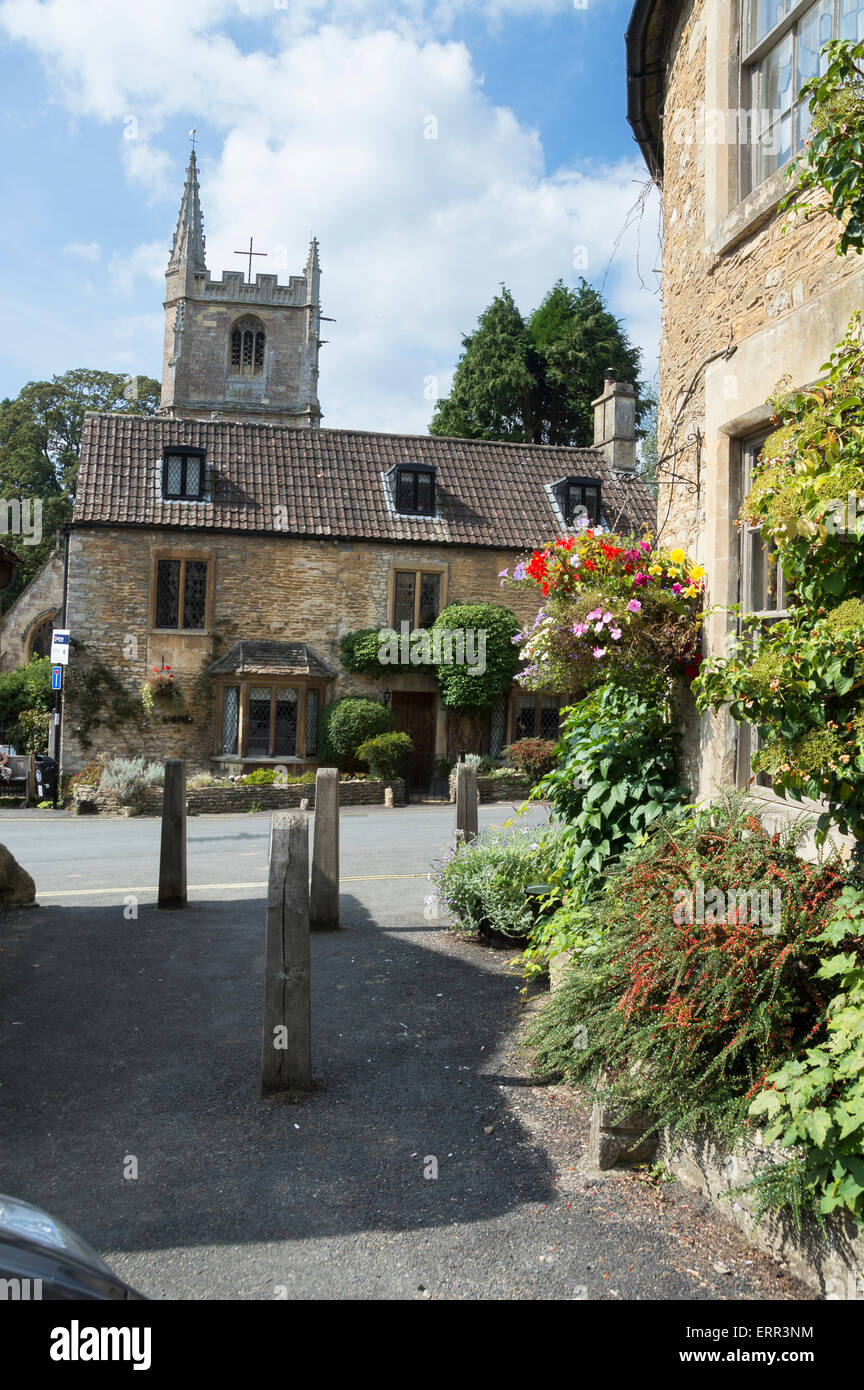 Castle combe wiltshire church hi-res stock photography and images - Alamy