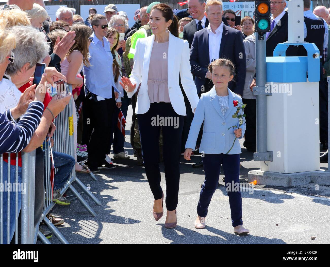 Danish Crown Princess Mary and her daughter Princess Isabella are ...