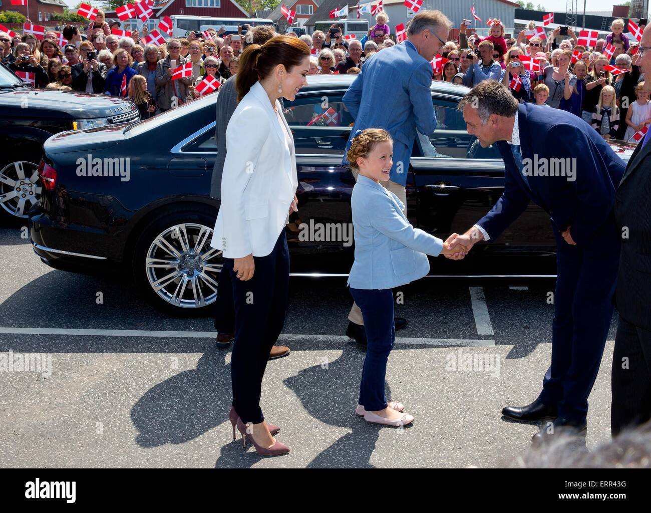 Danish Crown Princess Mary and her daughter Princess Isabella are ...
