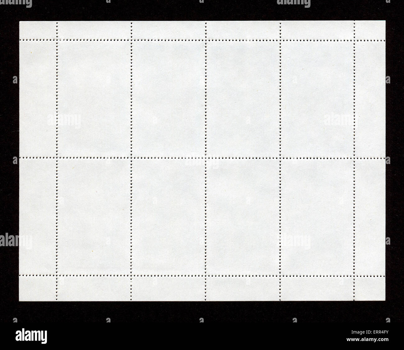 The reverse side of a postage stamp Stock Photo - Alamy