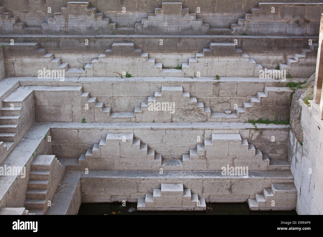 Four hundred year old step well in the village of Anjana in Rajasthan ...