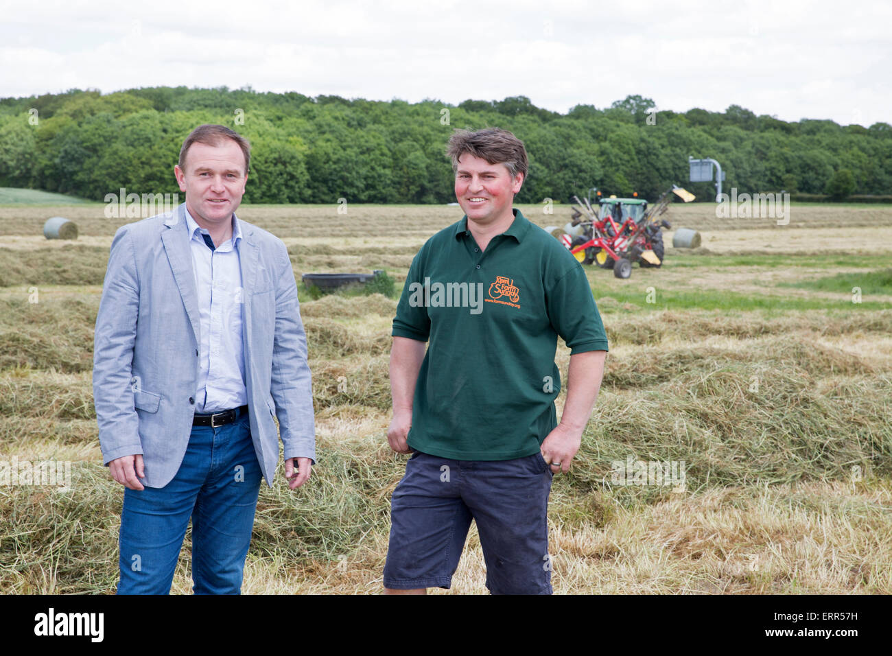 Westerham,UK,7th June 2015,The Farming Minister, George Eustice, was ...