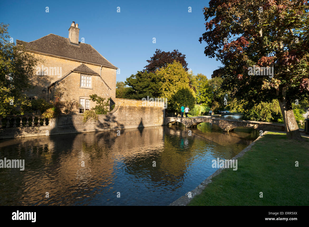 River Windrush, Bourton-on-the-water, Gloucestershire, England UK Stock ...