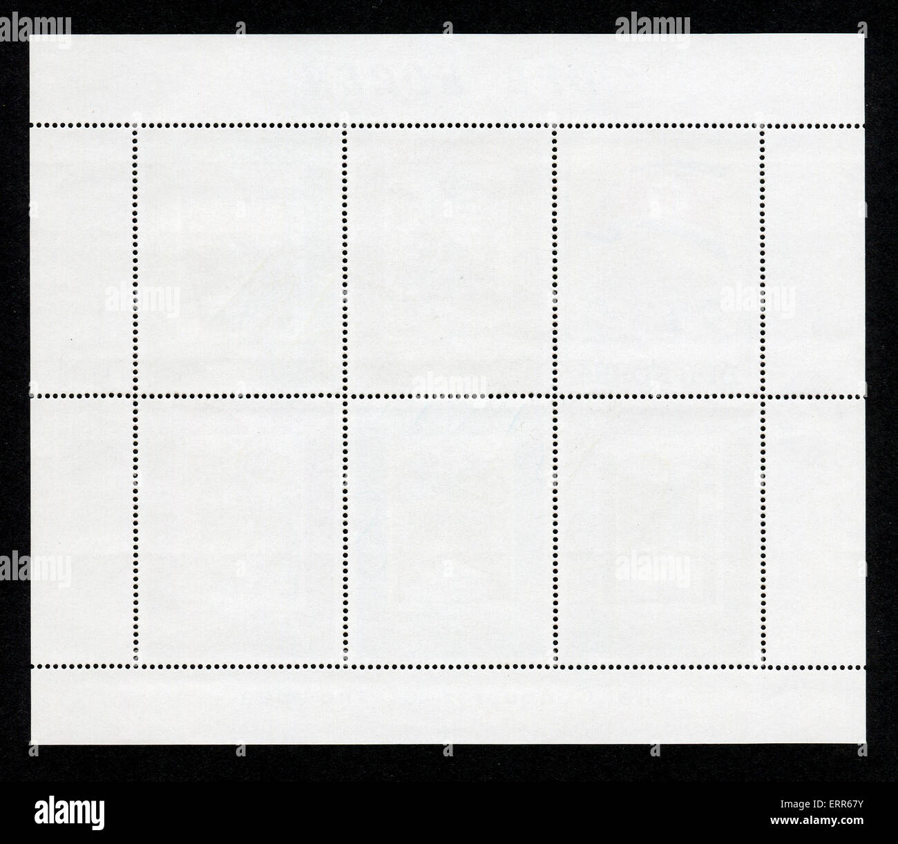 The reverse side of a postage stamp Stock Photo - Alamy