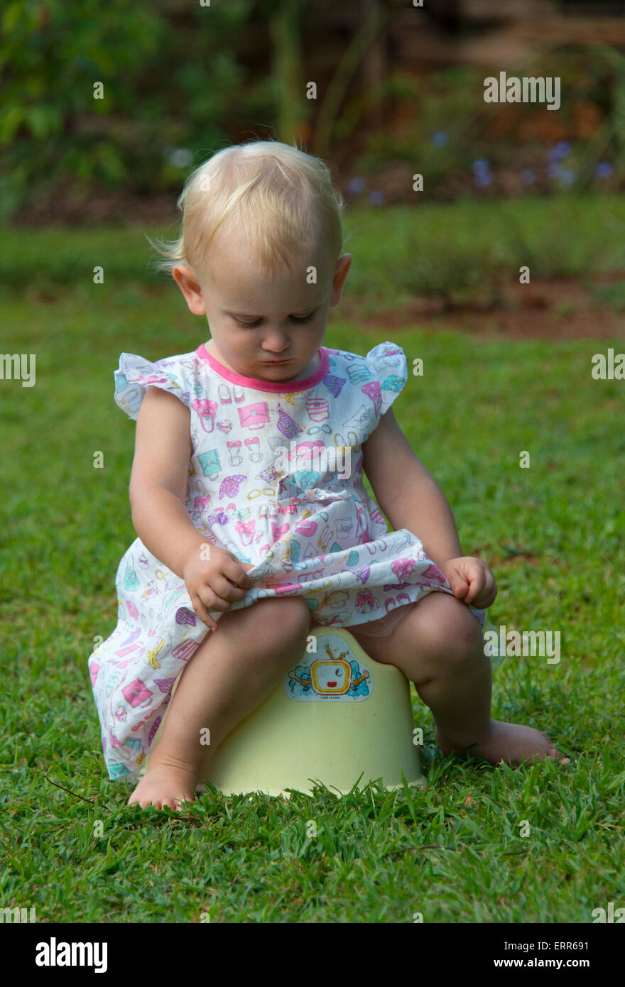Girl potty training hi-res stock photography and images - Alamy