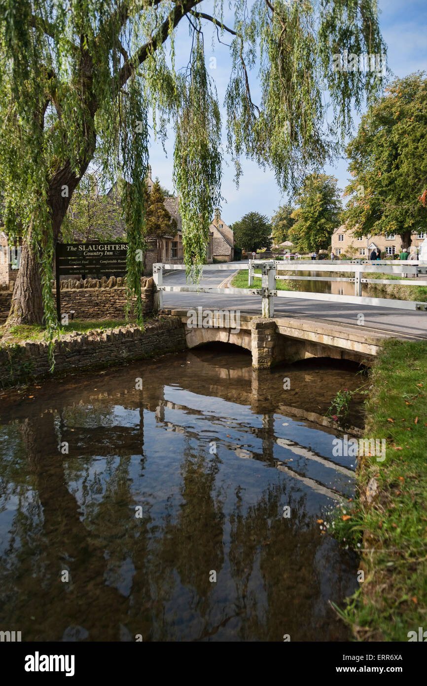 Lower slaughter bridge hi-res stock photography and images - Alamy