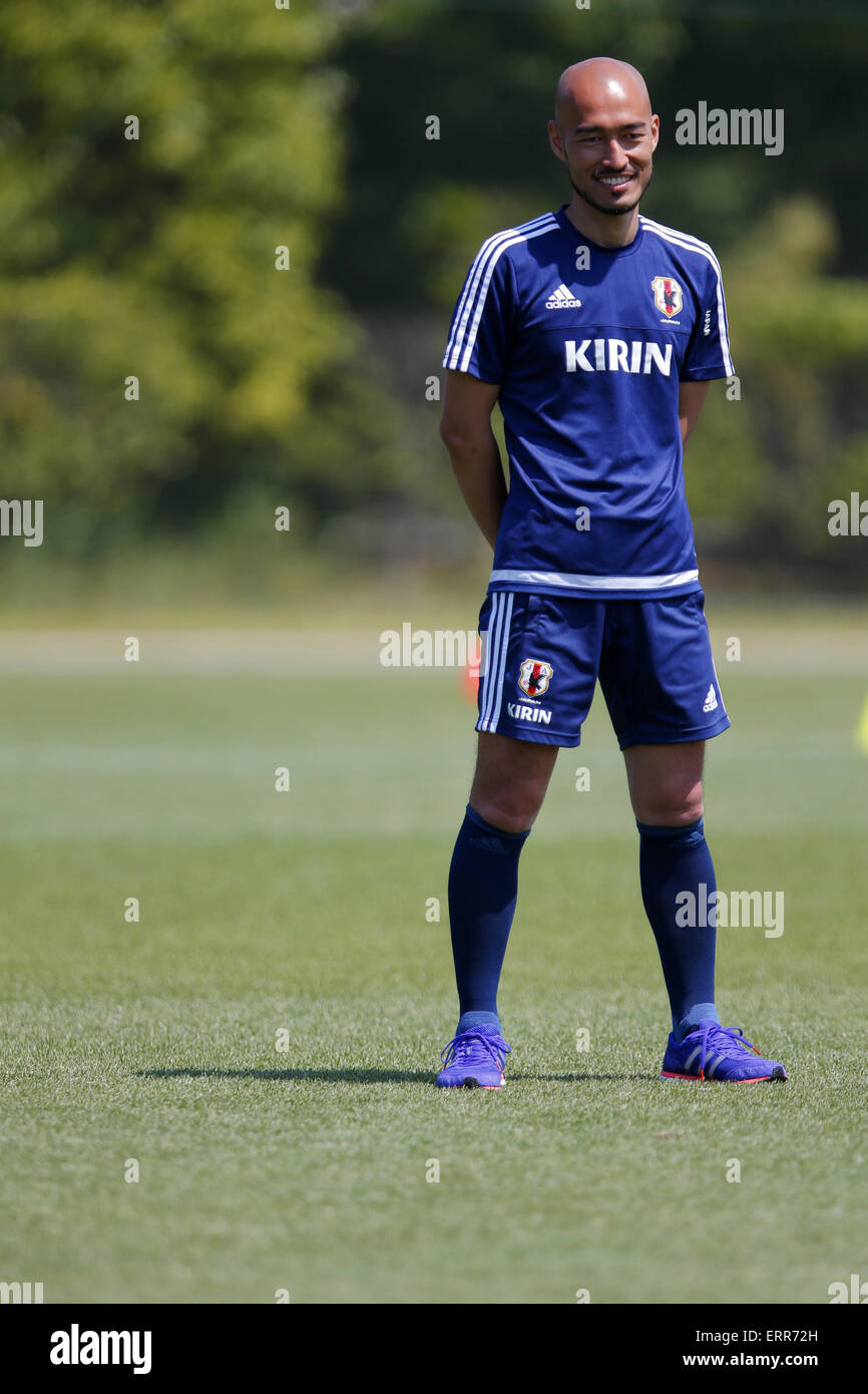 Akitsu Soccer Stadium, Chiba, Japan. 7th May, 2015. Gun Hiwatashi ...