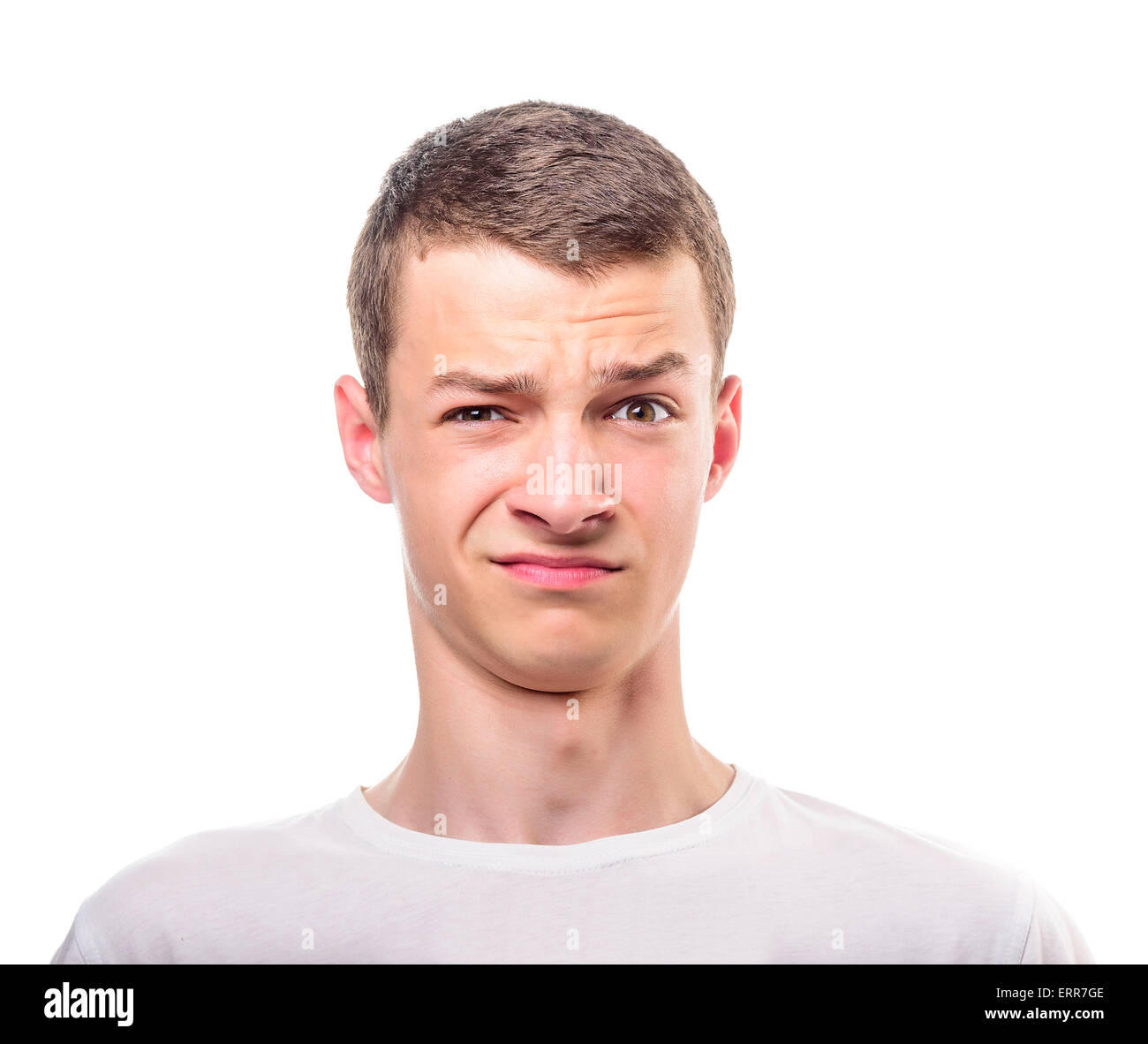 Caucasian boy afraid hi-res stock photography and images - Alamy