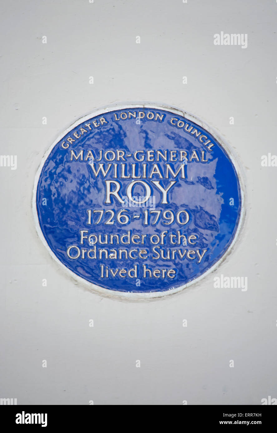 blue plaque marking a home of ordnance survey founder, major-general ...