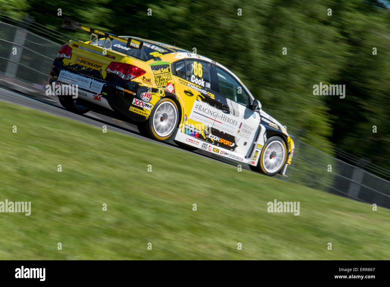 Josh Cook and Power Maxed Chevrolet Cruze drives during the Dunlop MSA ...