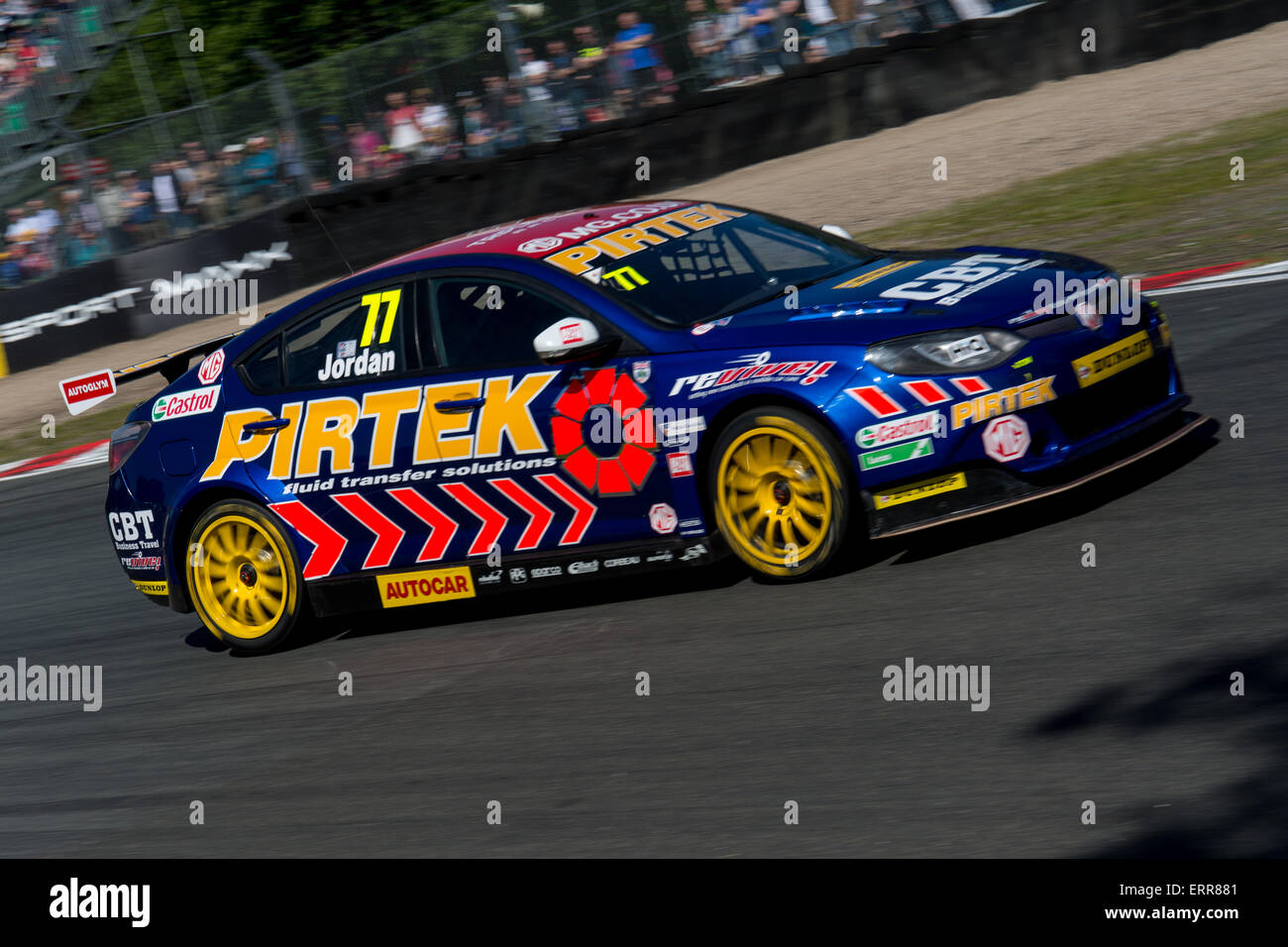 Andrew Jordan and MG 888 Racing MG 6GT drives during the Dunlop MSA ...