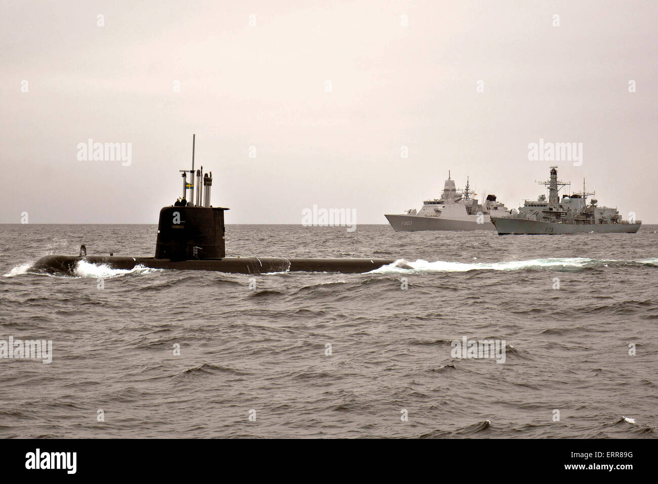 The Swedish Navy attack submarine HMS Gotland and the Royal Netherlands ...