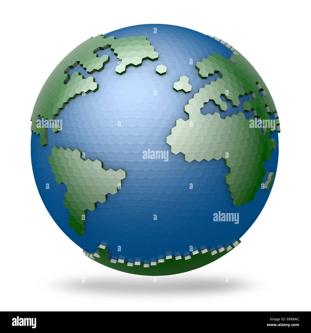 Illustration of the digital globe Stock Photo - Alamy