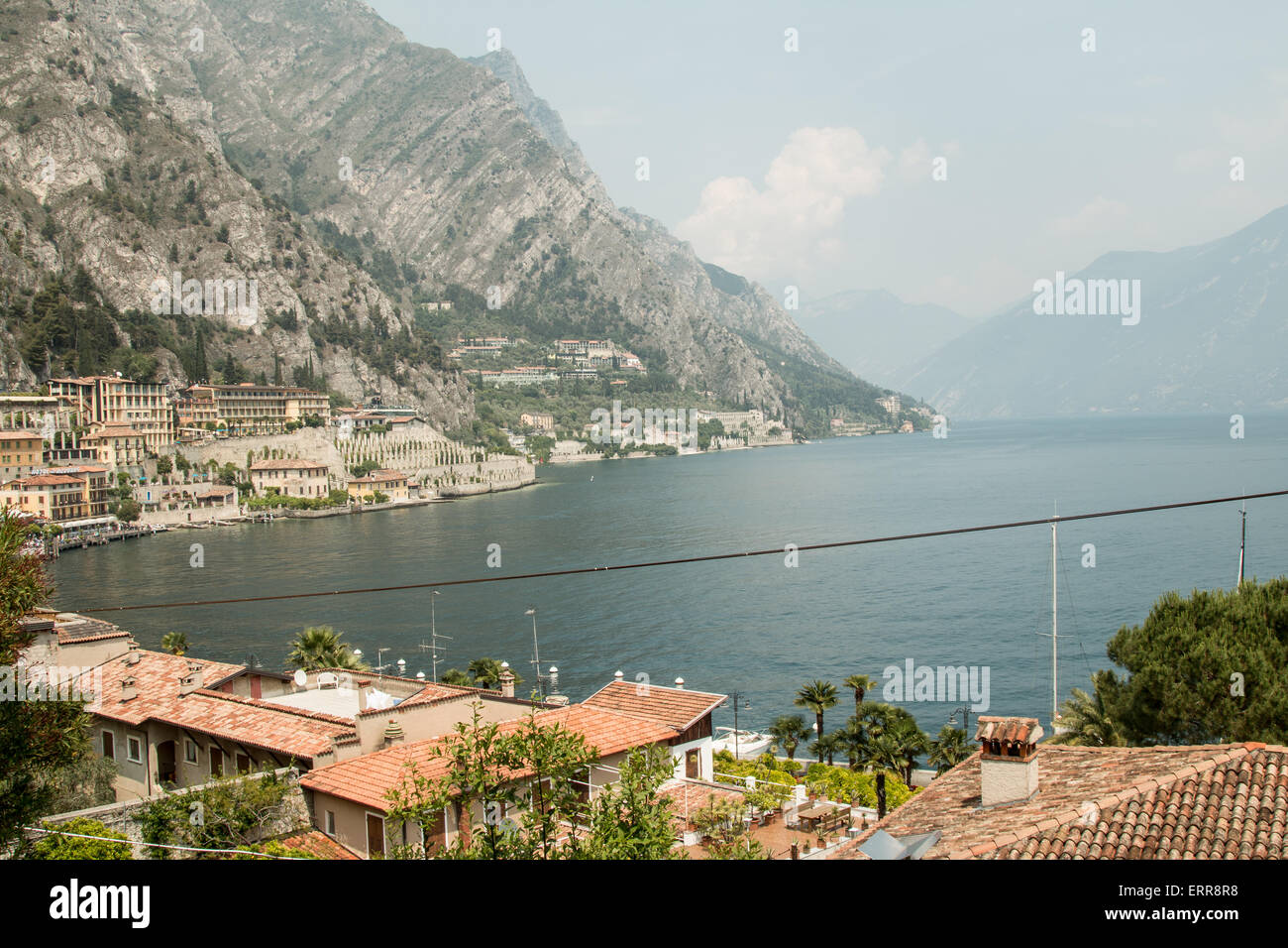 View of Lemone, Lake Garda, Italy Stock Photo - Alamy