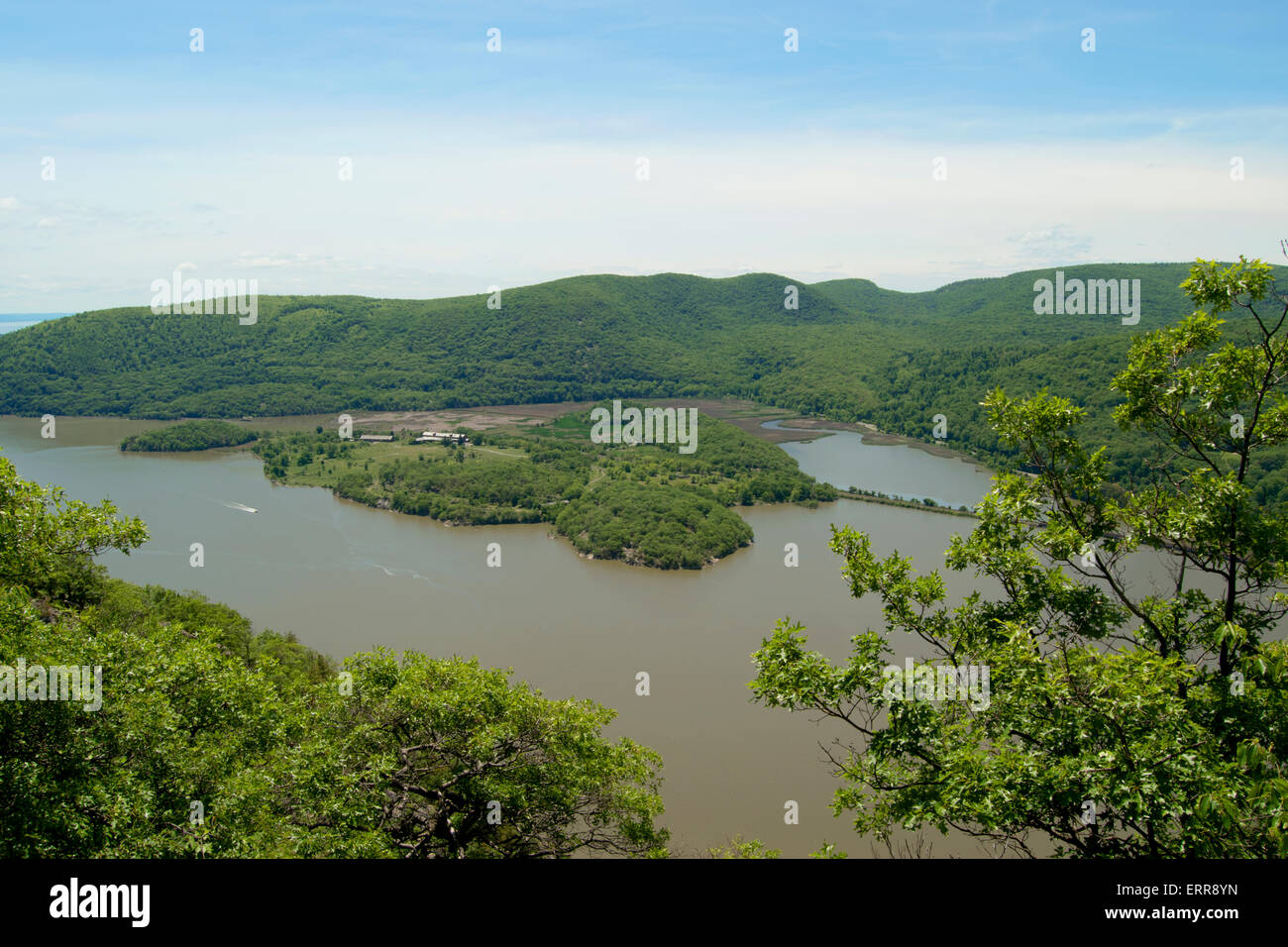 Iona Island and Hudson River taken from Anthony's Nose Stock Photo - Alamy