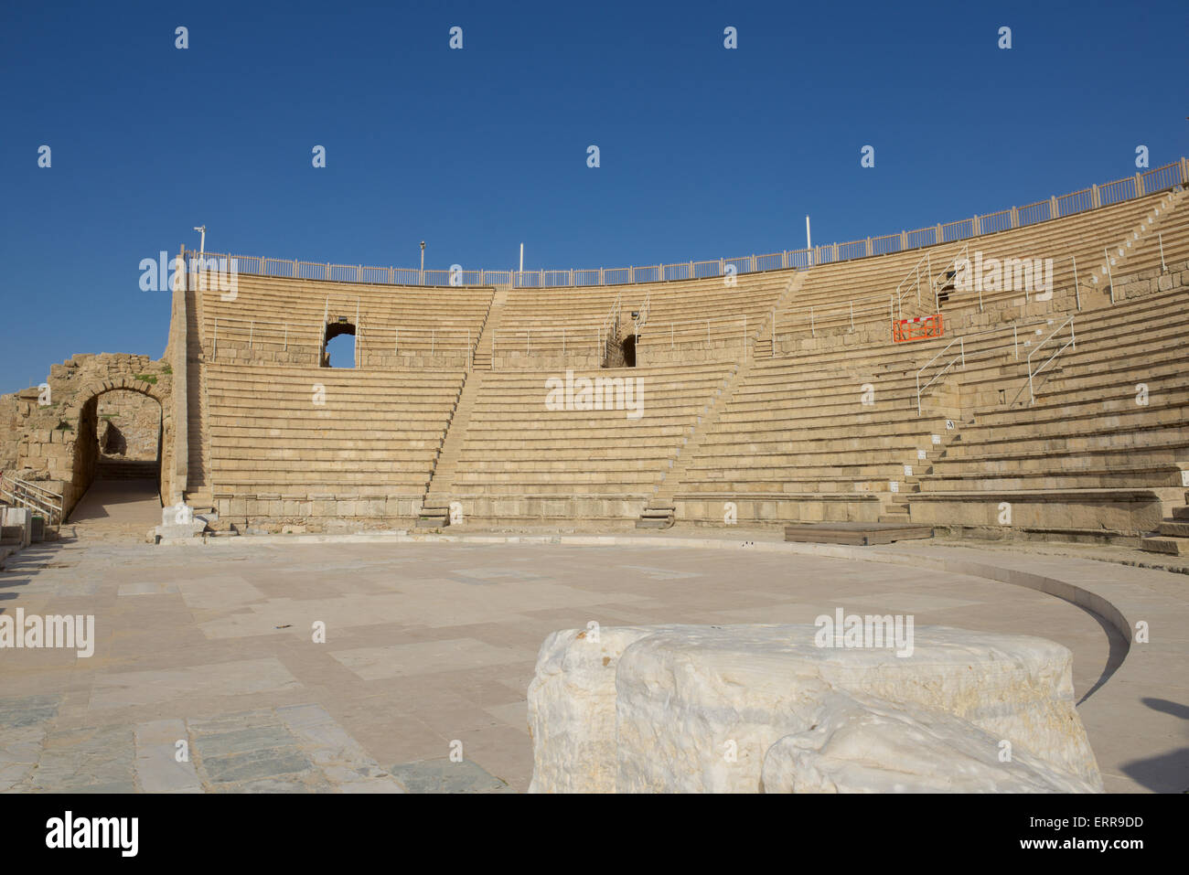 Amphiteatre, Caesarea, Israel Stock Photo - Alamy