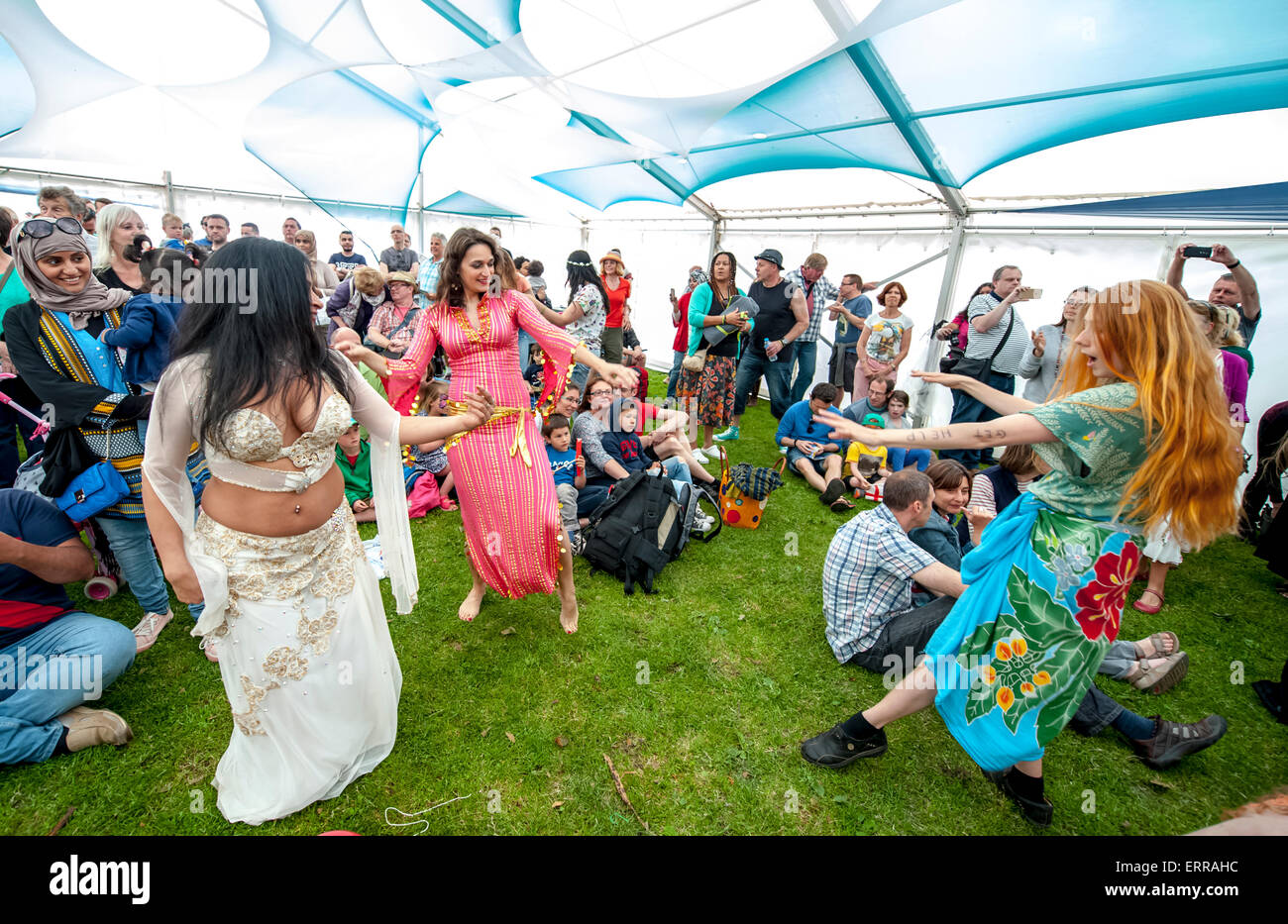 Exeter, UK. 06th June, 2015. Thulatiys take their dancing into the ...
