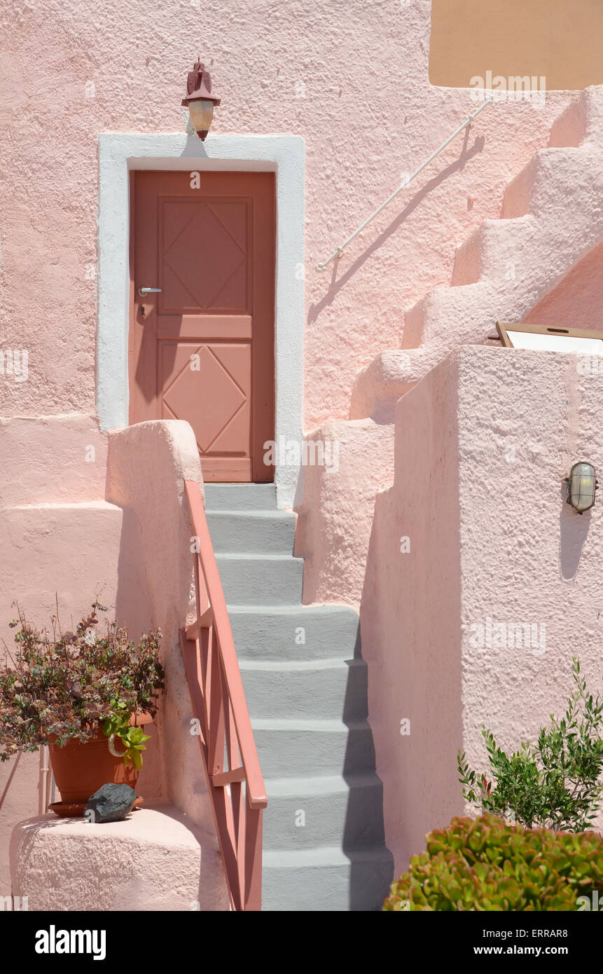 Pretty corner, Santorini, Greece Stock Photo - Alamy