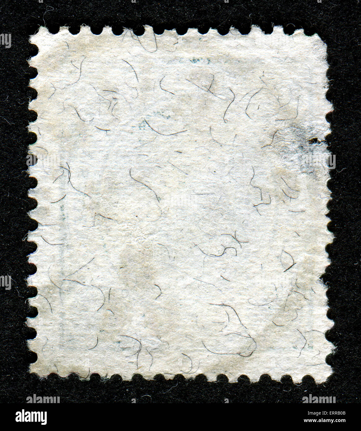 The reverse side of a postage stamp Stock Photo - Alamy