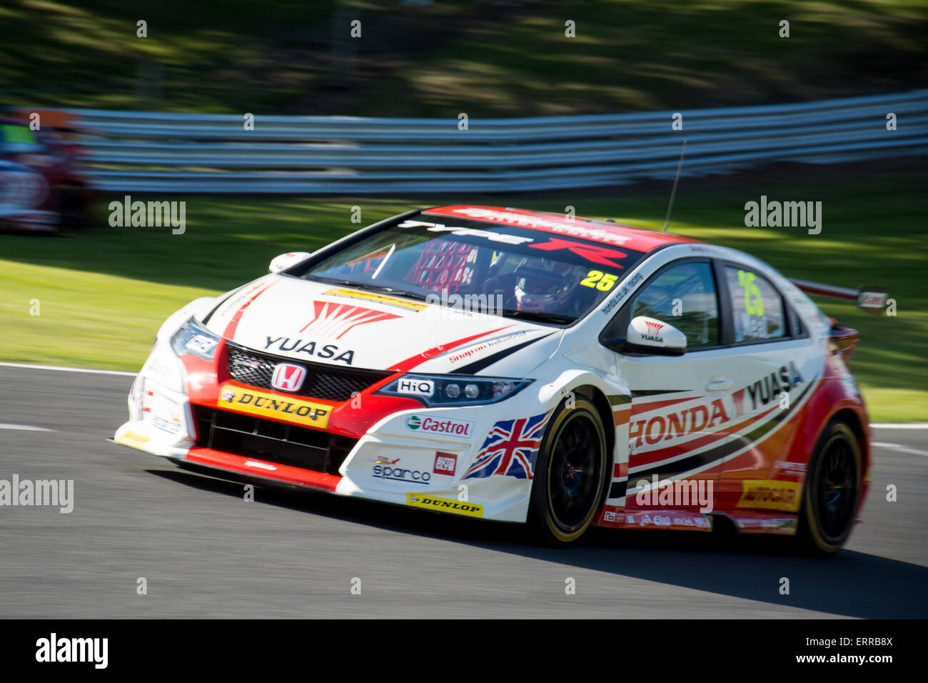 Oulton Park, UK. 7th June, 2015. Matt Neal and Honda Yuasa Racing Honda ...