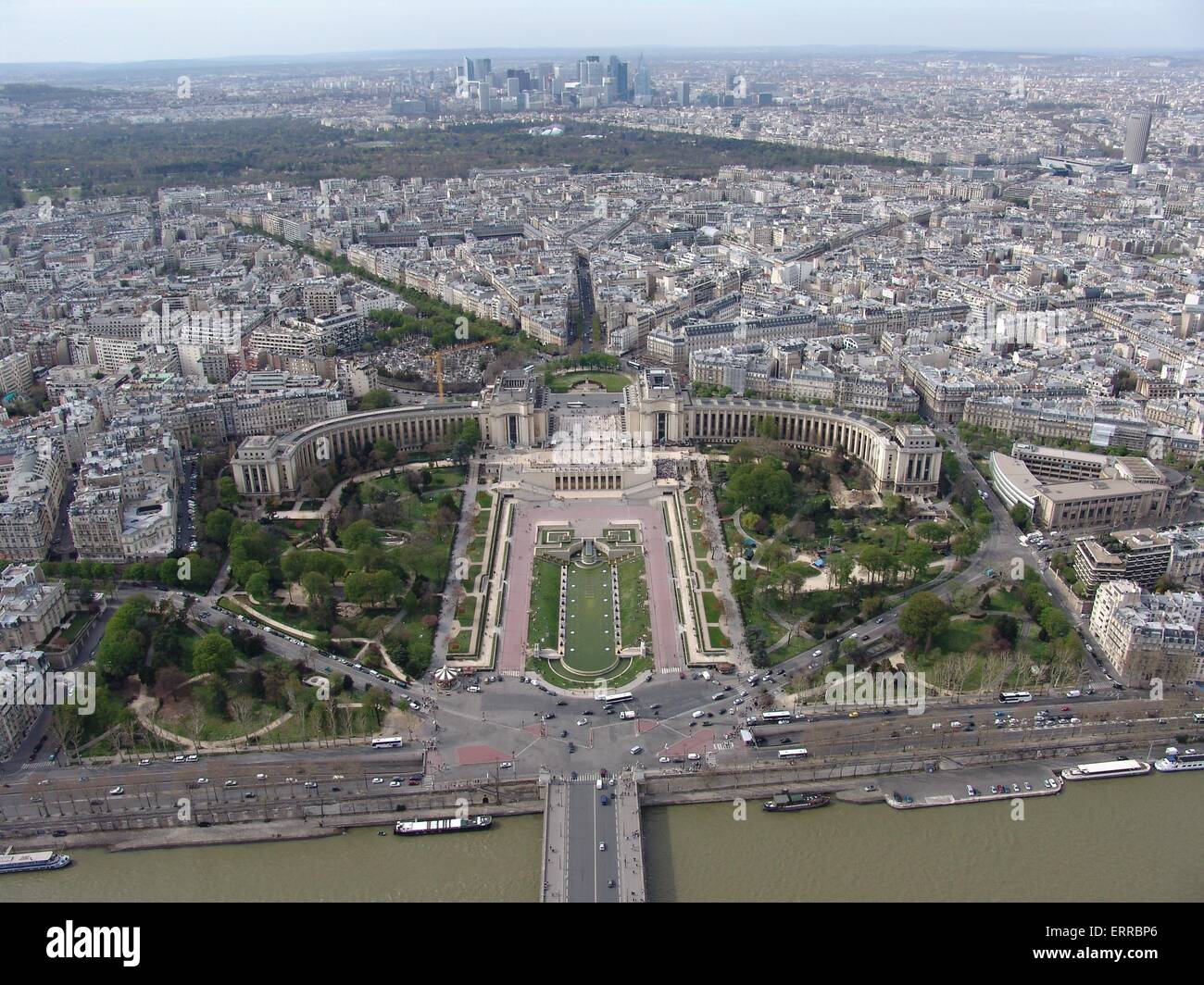 Paris from the sky Stock Photo - Alamy