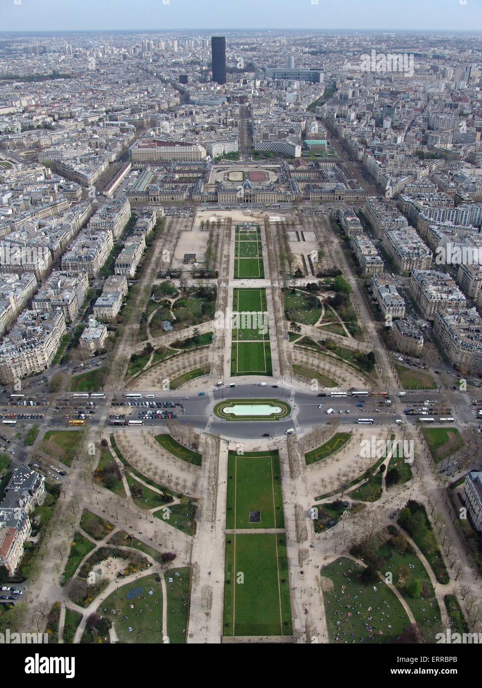 Paris from the sky Stock Photo - Alamy