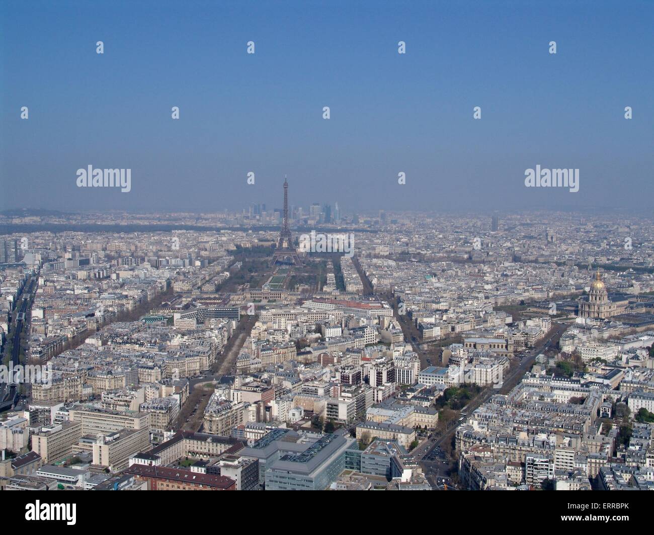 Paris from the sky Stock Photo - Alamy