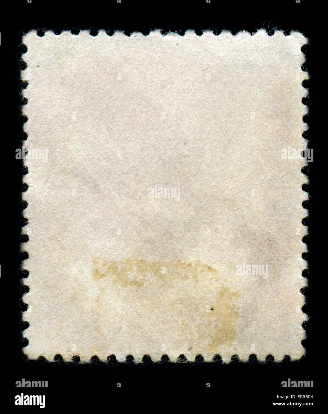 The reverse side of a postage stamp Stock Photo - Alamy