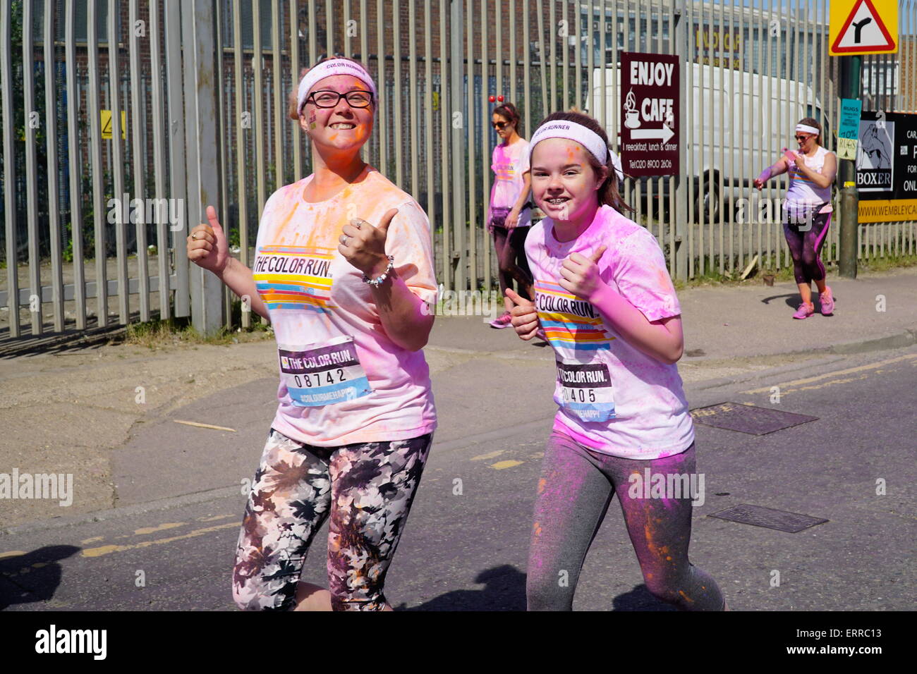 London,UK, 7th June 2015 : Over 19,000 people took part in the Color ...