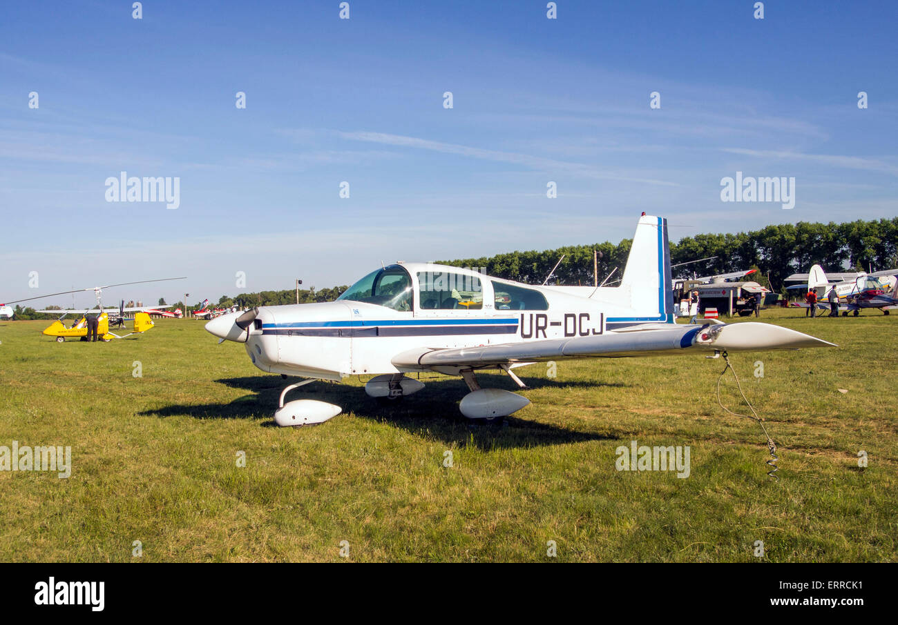Boyarka, Ukraine. 06th June, 2015. Modern private jet. -- Aircraft ...
