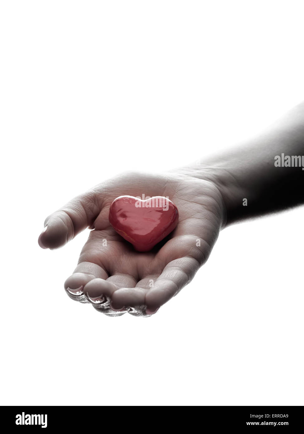 Hand giving heart hi-res stock photography and images - Alamy