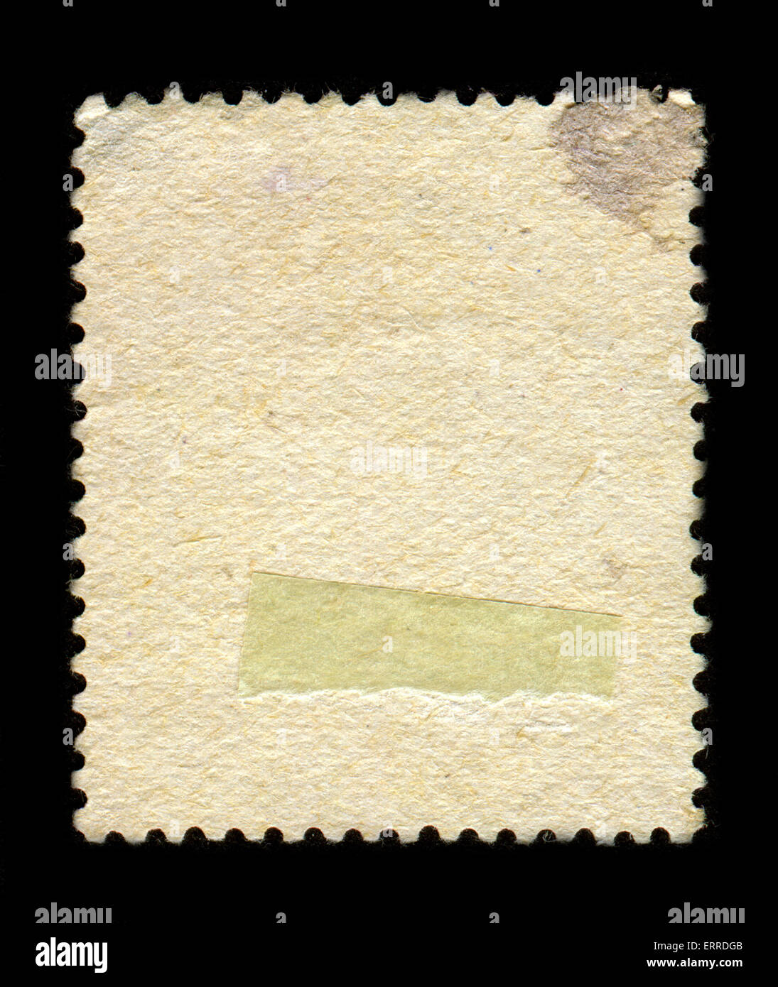 The reverse side of a postage stamp Stock Photo - Alamy