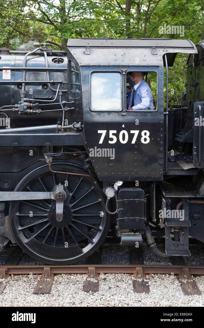 Engine No. 75078, a Standard 4 steam locomotive preserved on the ...