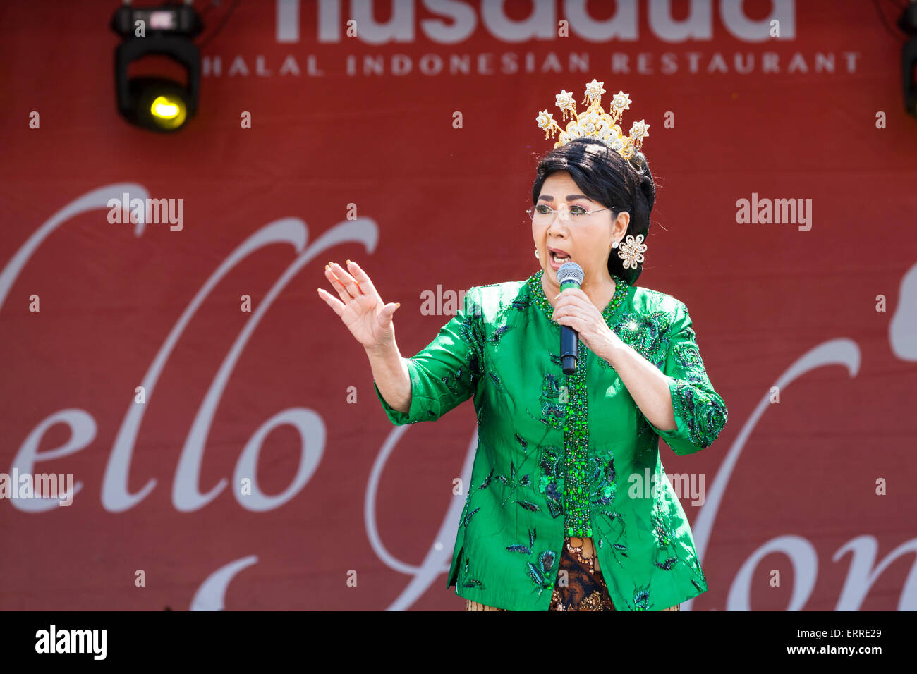 Trafalgar Square, London, Uk. 7th June 2015. Well known Indonesian ...