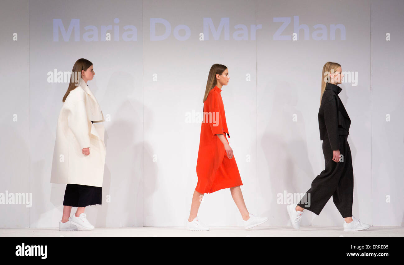 01/06/2015. London, UK. Collection by Maria Do Mar Zhan. Fashion show ...