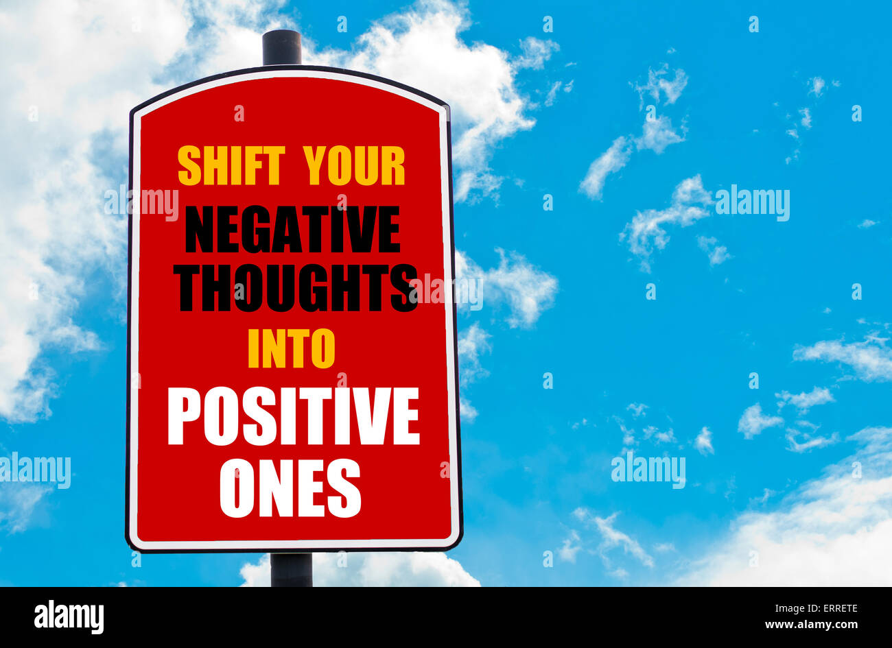 Shift Your Negative Thoughts Into Positive Ones motivational quote ...