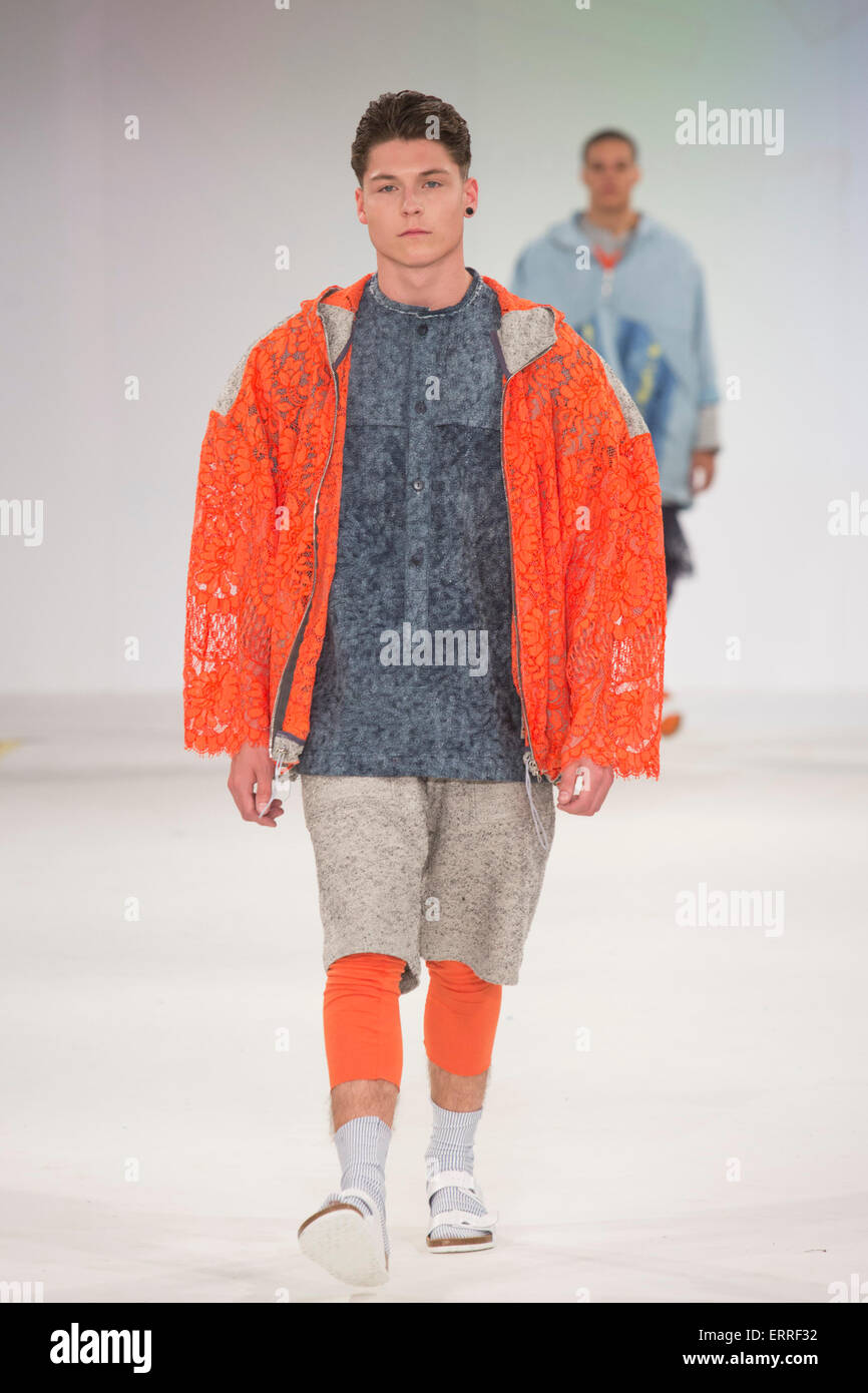 01/06/2015. London, UK. Collection by Beth McCallum. Fashion show of ...