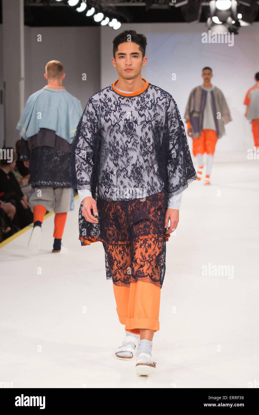 01/06/2015. London, UK. Collection by Beth McCallum. Fashion show of ...