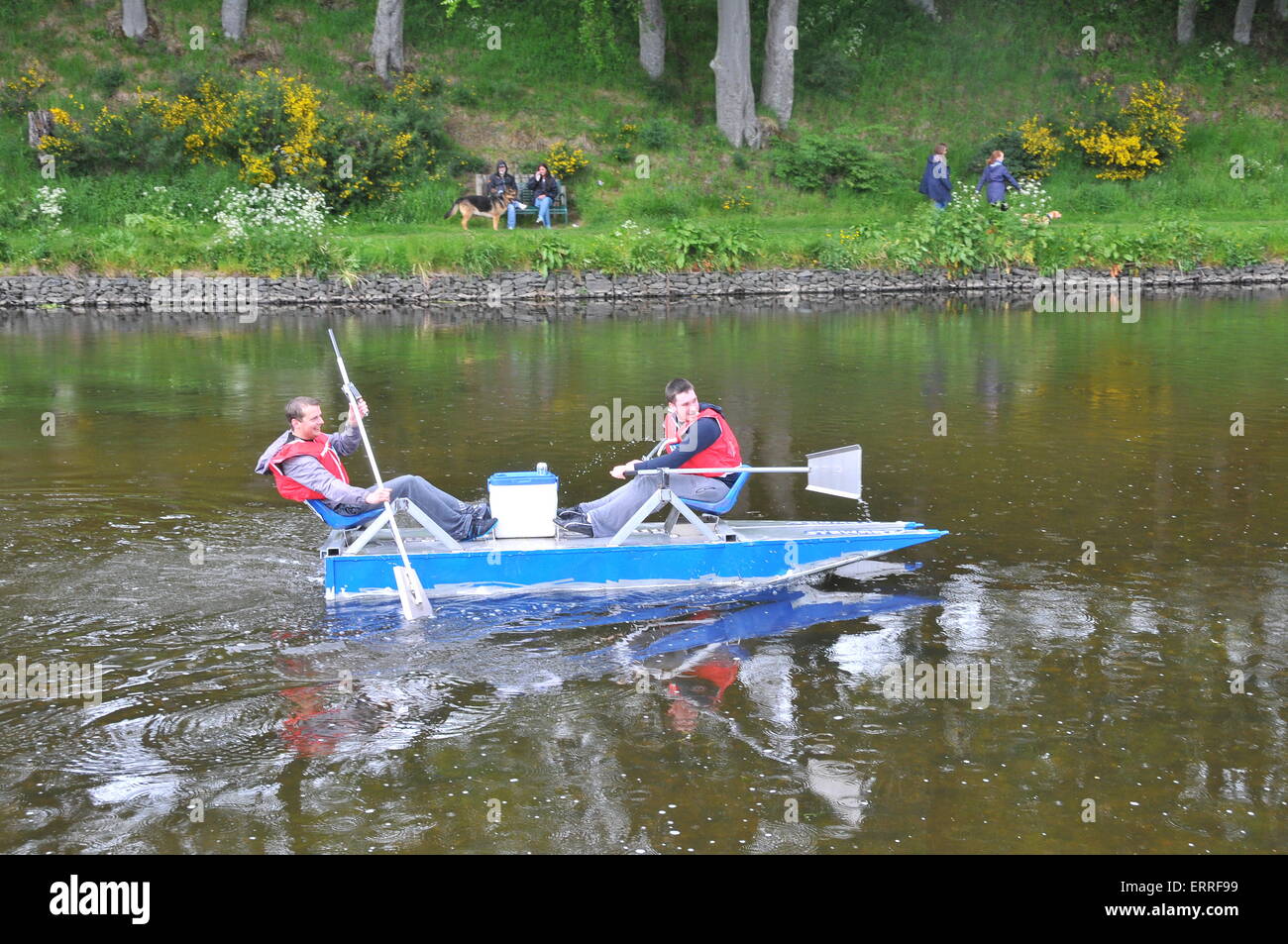 Charity raft race kemnay inverurie hi-res stock photography and images ...