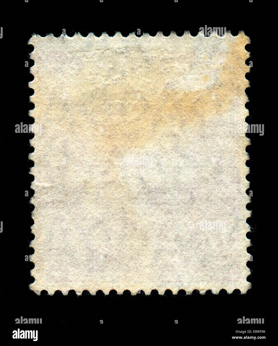 The reverse side of a postage stamp Stock Photo - Alamy